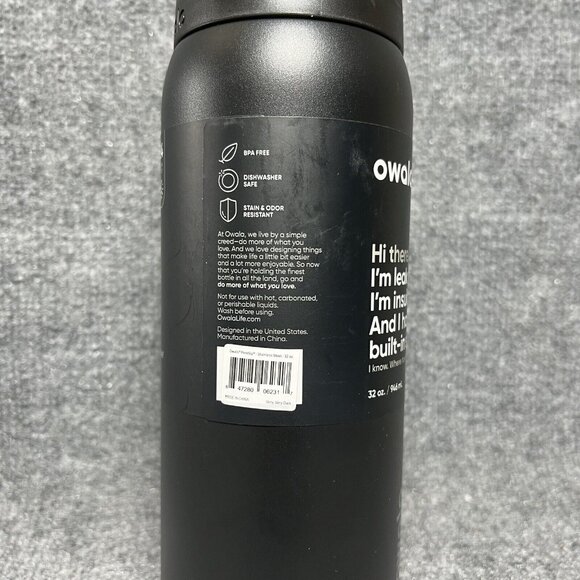 owala | Kitchen | Owala Free Sip 32 Oz Water Bottle Black | Poshmark